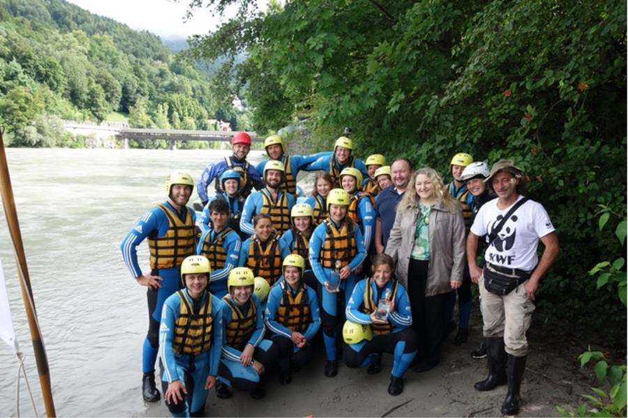 Les WWF Riverwalker rencontrent le Secrétaire général - Alpconv